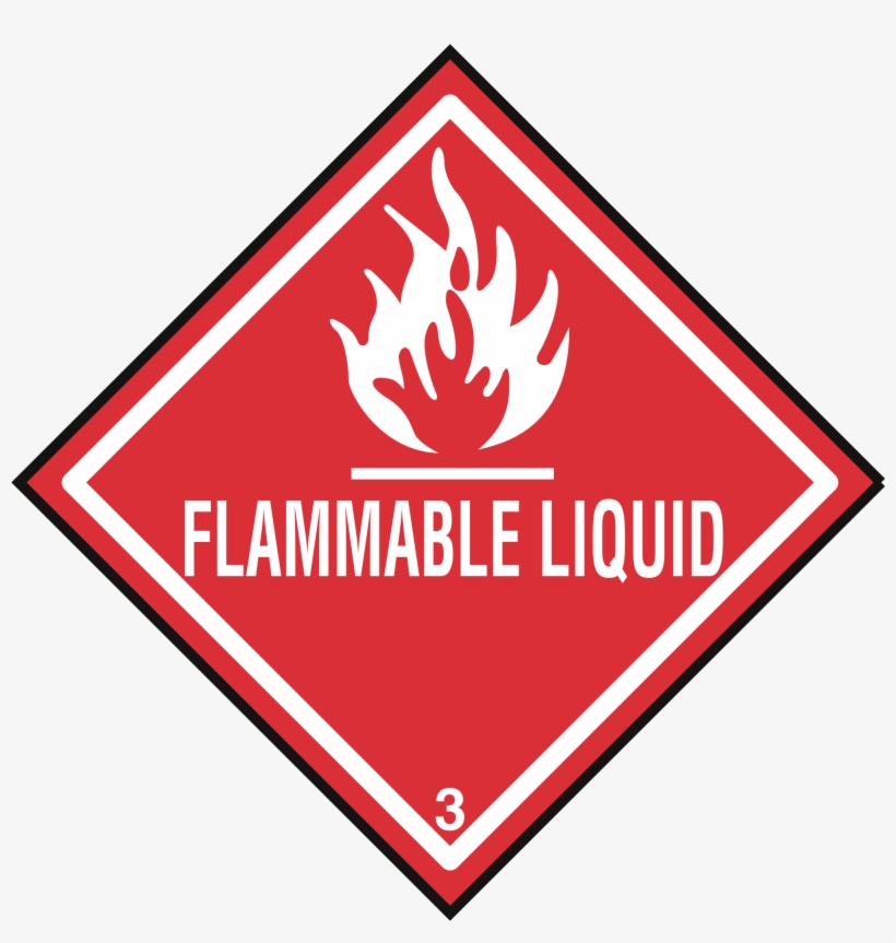 Next - Class 3 Dangerous Goods Label PNG Image | Transparent PNG Free ...