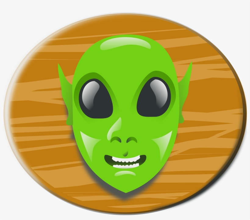 Cartoon Alien Head Png - Alien Plaque Shower Curtain PNG Image ...