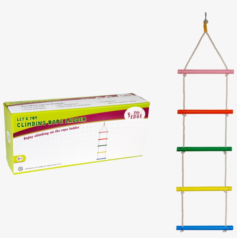 Click - Eduedge Let's Try Climbing Rope Ladder PNG Image | Transparent ...