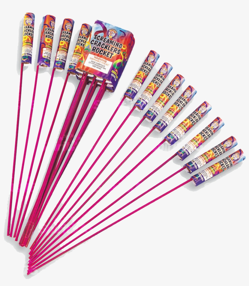 Bottle Rocket Firework Launching