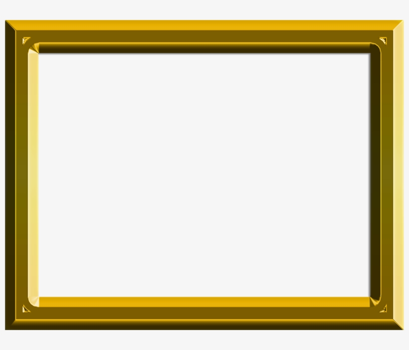 Marco Para Foto Png Dorado - Frame Png Transparent PNG Image ...