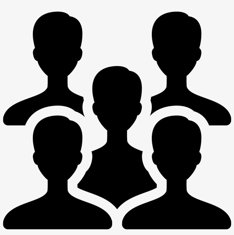 Download Crowd Filled Icon - Crowd Icon Png | Transparent PNG Download ...