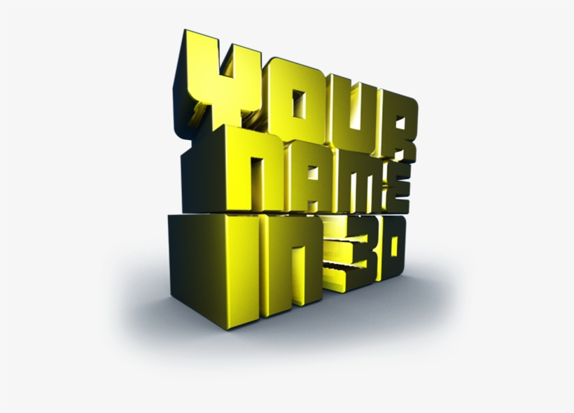 Download 3d Name Wallpaper Maker - 3d Name Maker | Transparent PNG ...