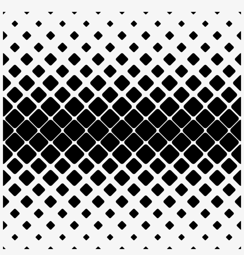 Download Pattern Square Rounded - Black And White Dot Pattern ...