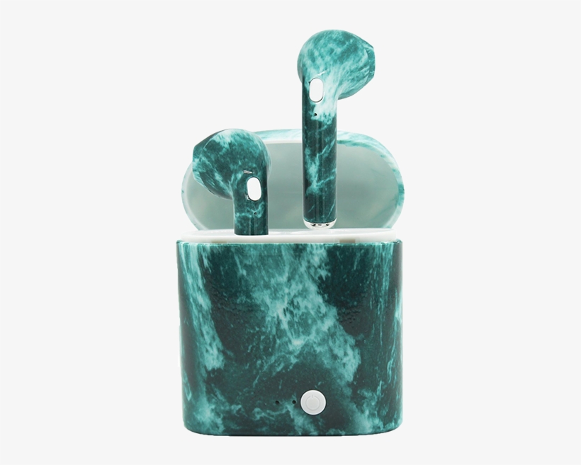 Ocean Waves Custom Airpods Colourpods™ - 3d Ocean Earpods PNG Image ...