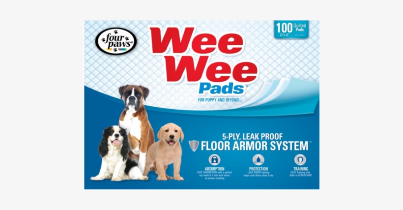 Four Paws Wee-wee Pad Puppy Housebreaking Pads - Four Paws Wee-wee Pet ...