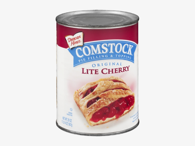 Comstock Original Lite Cherry Pie Filling Or Topping PNG Image ...