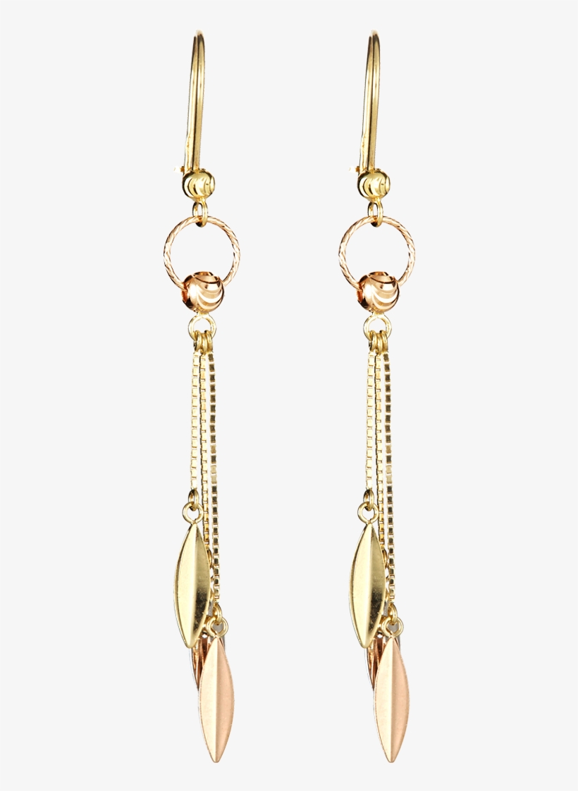 Long Gold Dangle Earring PNG Image | Transparent PNG Free Download on ...