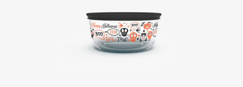 Pyrex Simply Store 4-cup Spooky Fun Storage Dish - Pyrex PNG Image ...