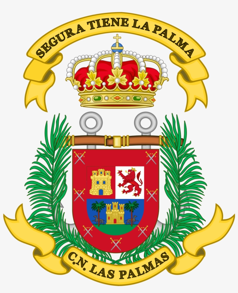 Naval Command Of Las Palmas, Spanish Navy - Coat Of Arms PNG Image ...