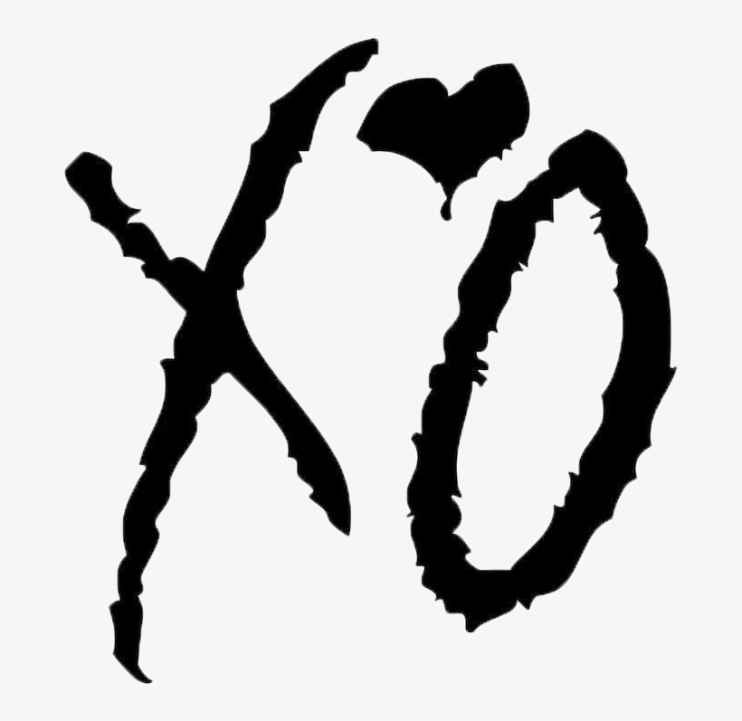 Filterxo - Weeknd Xo Black And White PNG Image | Transparent PNG Free ...