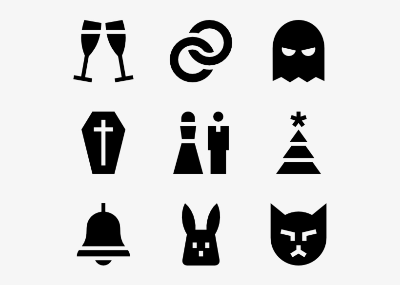 Solid Holiday Elements - Ghost Symbol PNG Image | Transparent PNG Free ...