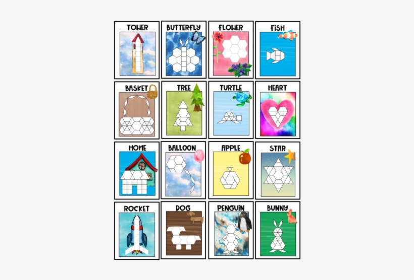 Pattern Block Mats - Watercolor Painting PNG Image | Transparent PNG ...