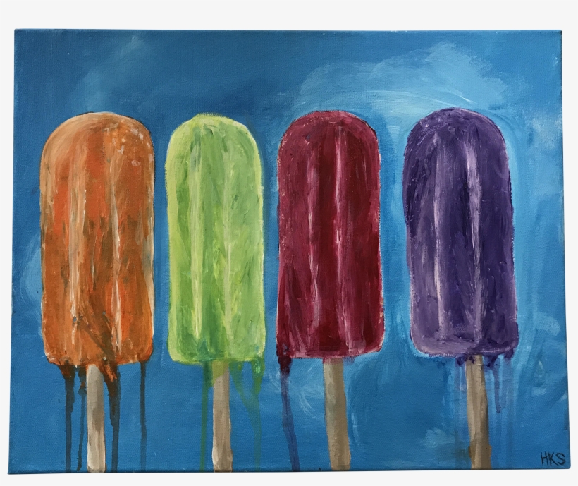 Popsicle Pop Art Painting - Painting PNG Image | Transparent PNG Free ...