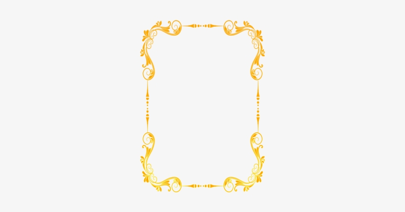 Beautiful Gold Lace Royal Border Png Clipart, Gold - Royal Frame Png ...