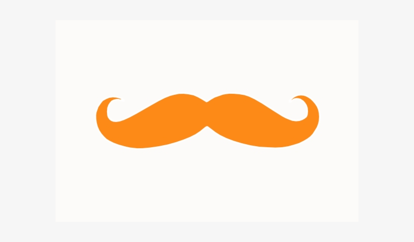 Download Small - Orange Mustache Clip Art | Transparent PNG Download ...