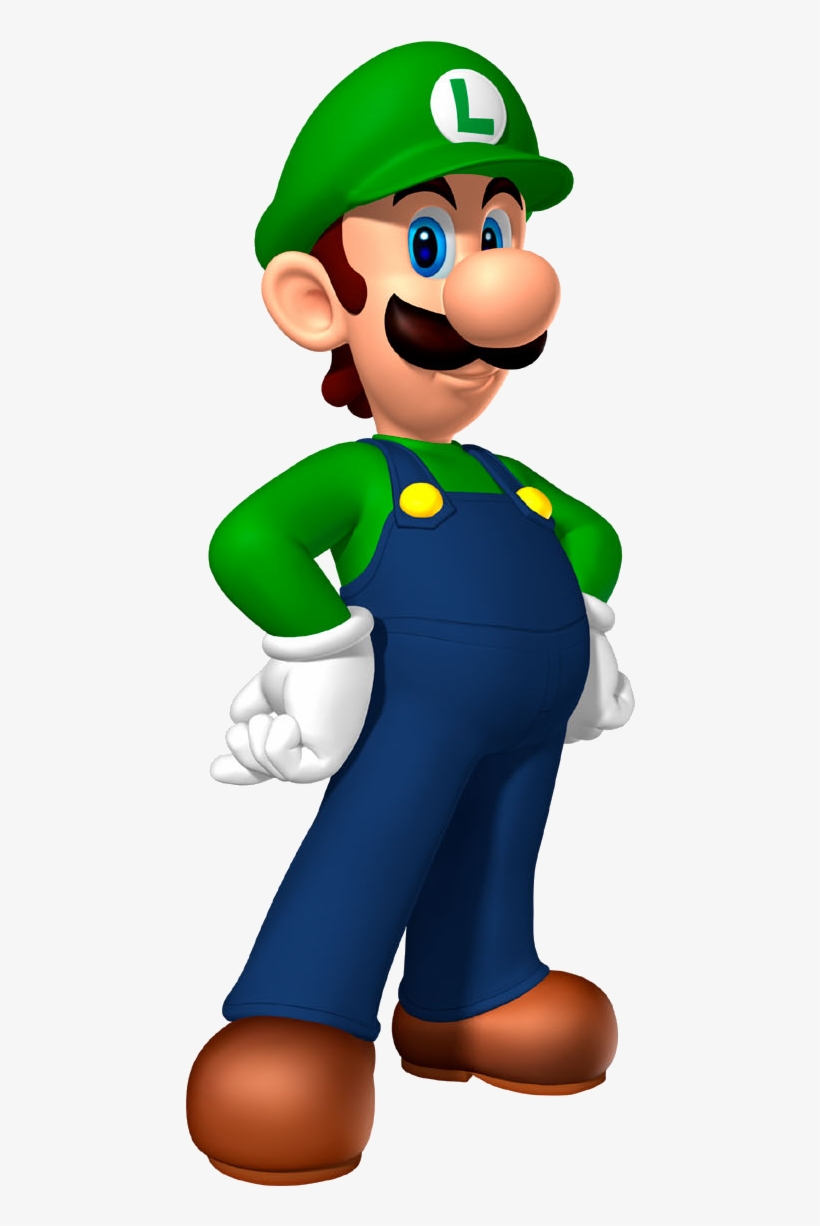 Green Mario Is Crazy - Wired Fight Pad For Wii U: Luigi - Game PNG ...