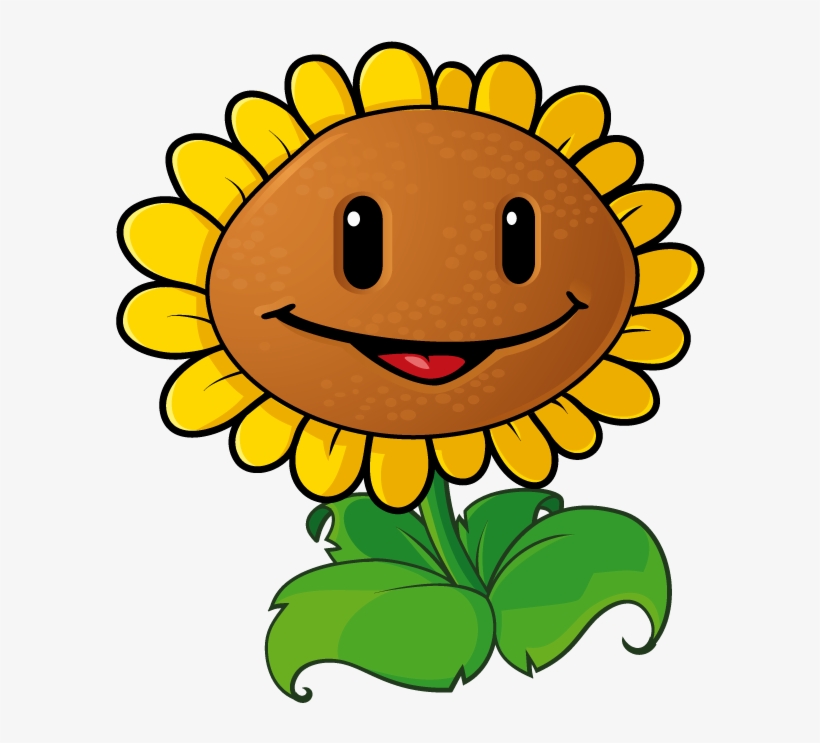 Sunflower - Plants Vs Zombies 1 Sunflower PNG Image | Transparent PNG ...