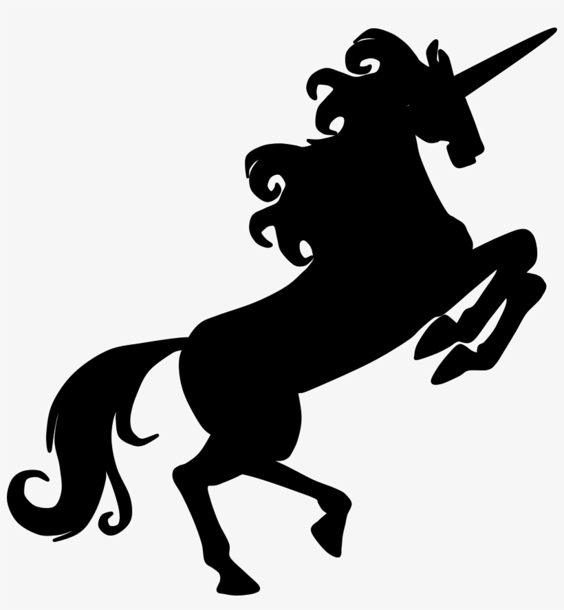 Download Unicorn Black Clipart Clipart Collection Free Unicorn ...