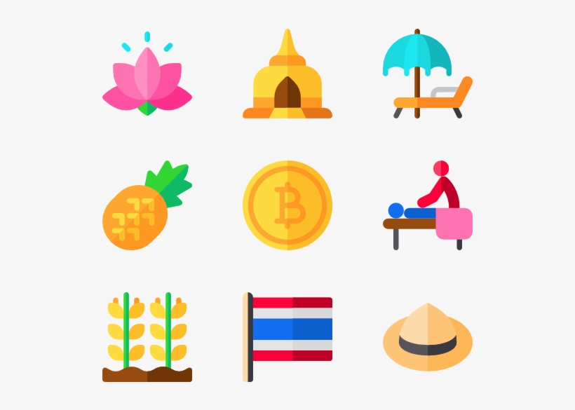 Download Freeuse Icon Packs Svg Psd Png Eps - Thailand Hat Icon ...