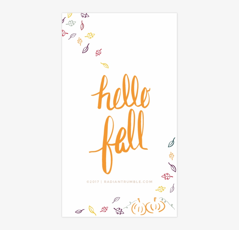 Download Hello Fall Free Wallpaper For Phone And Desktop Radiant ...
