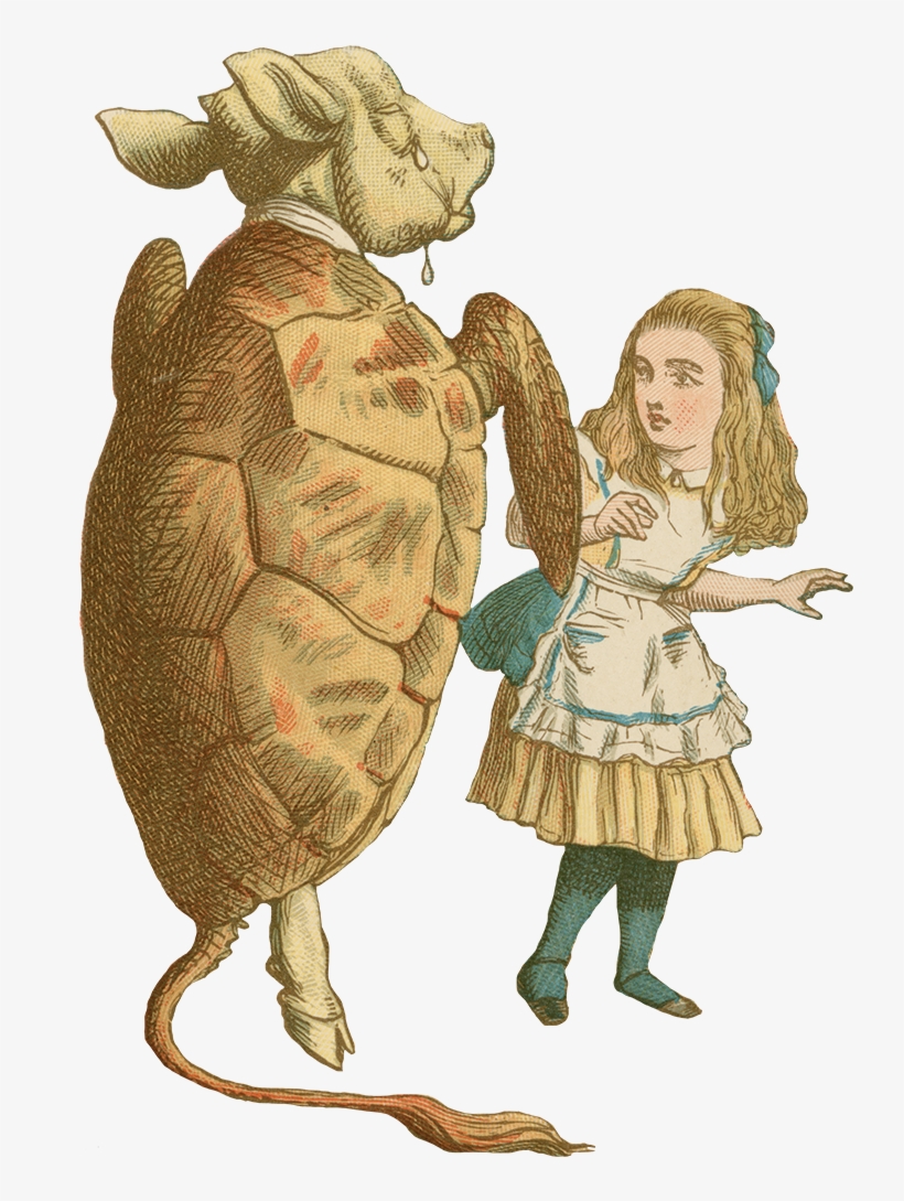 Alice Module2 Nurseryalice1890tenniel - Stretched Canvas Print: Alice ...