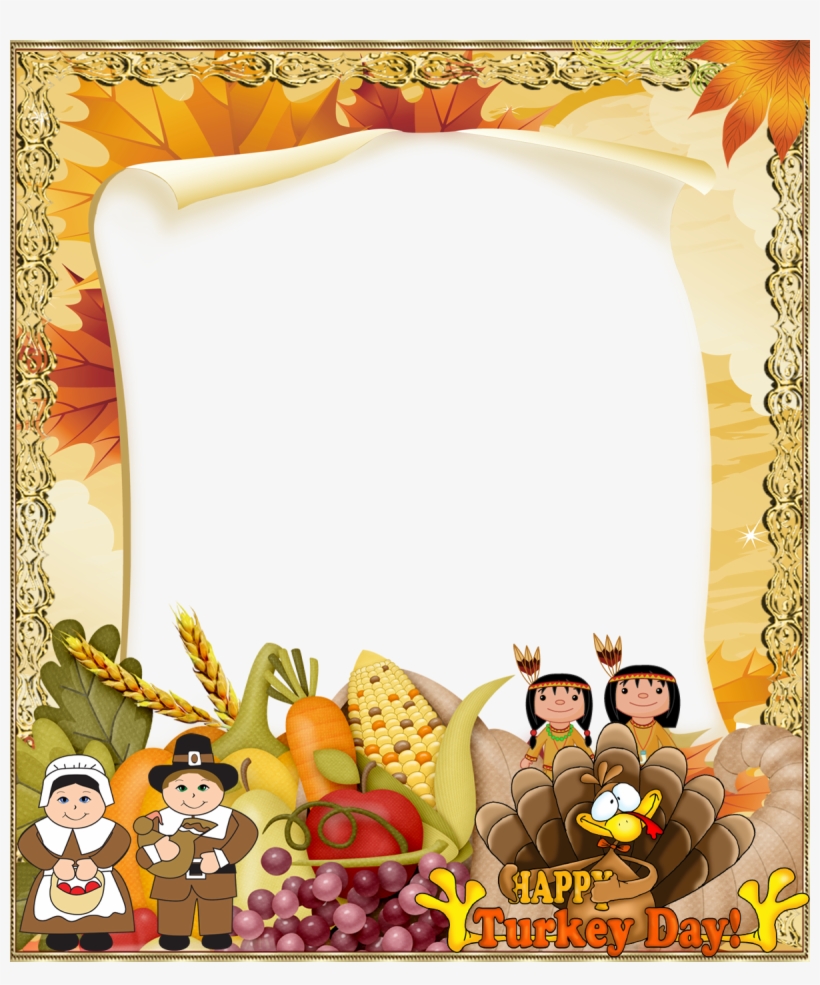 Thanksgiving Png Photo Frame - Thanksgiving Frames And Borders PNG ...