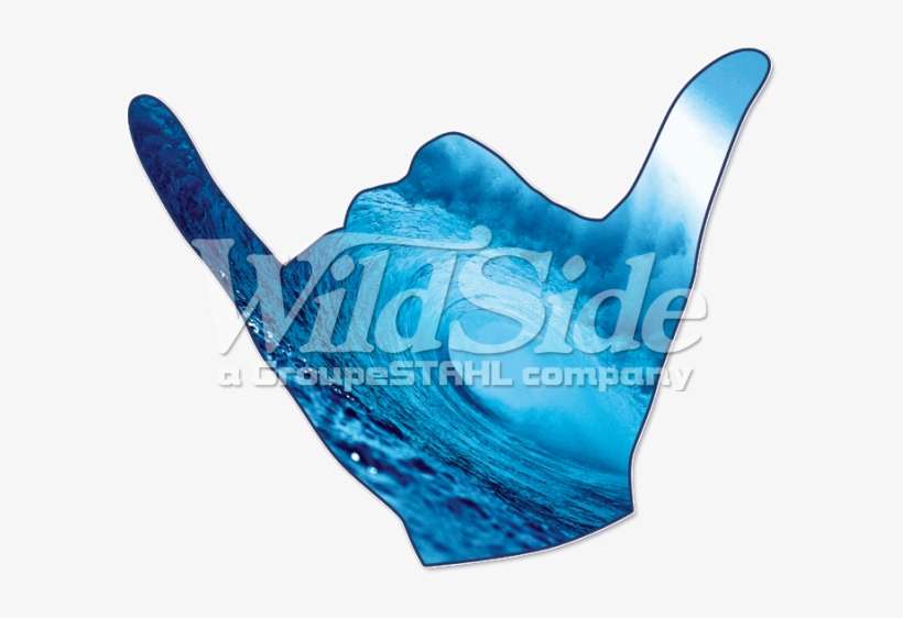 Hang Loose Hand With Blue Wave - Wave Graphic PNG Image | Transparent ...