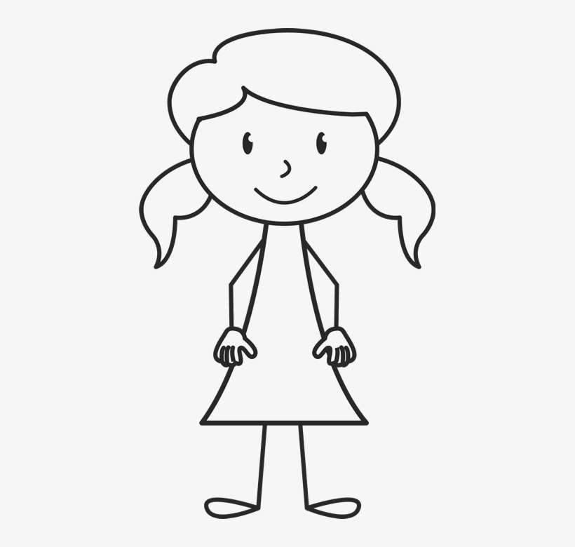 Stick Figure Girl Png