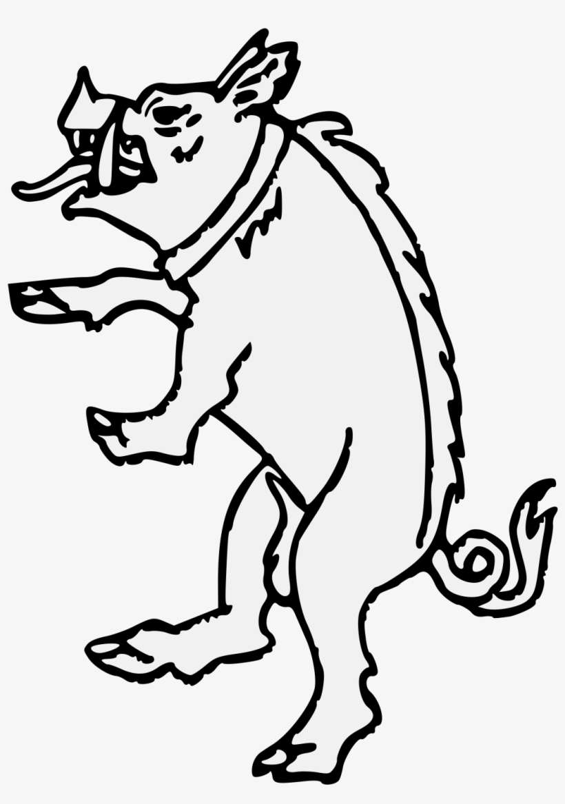 Boar Rampant - Wild Boar PNG Image | Transparent PNG Free Download on ...