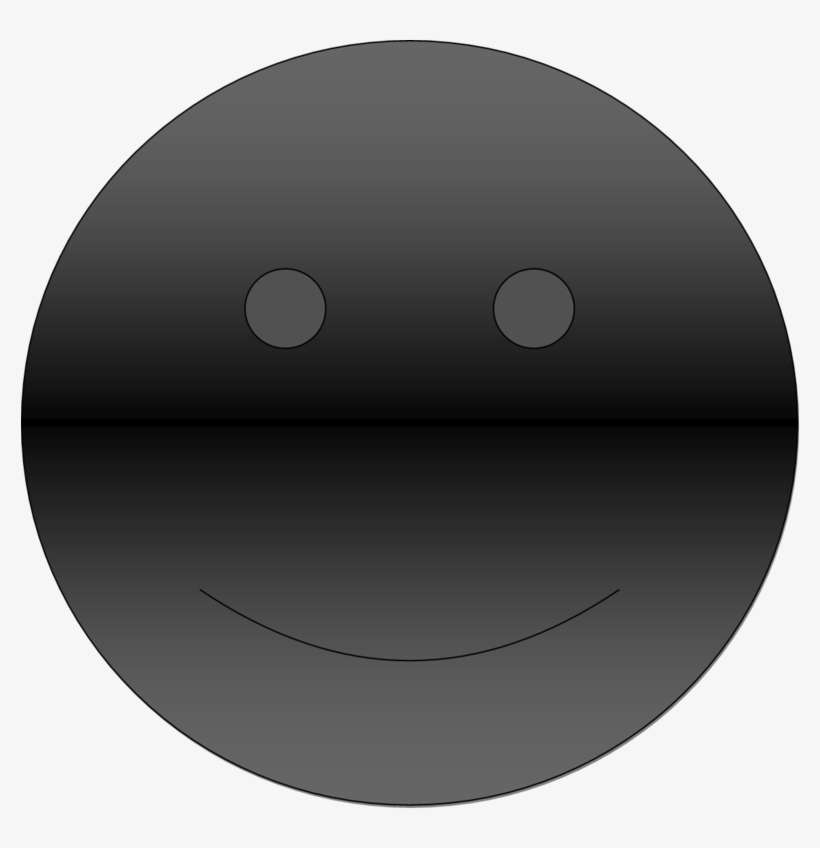 Black Gradient Smiley Face - Umbrella Stand PNG Image | Transparent PNG ...