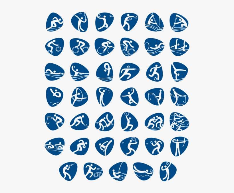 Download Olympic Games Rio 2016 Official Png Transparent Pictograms ...