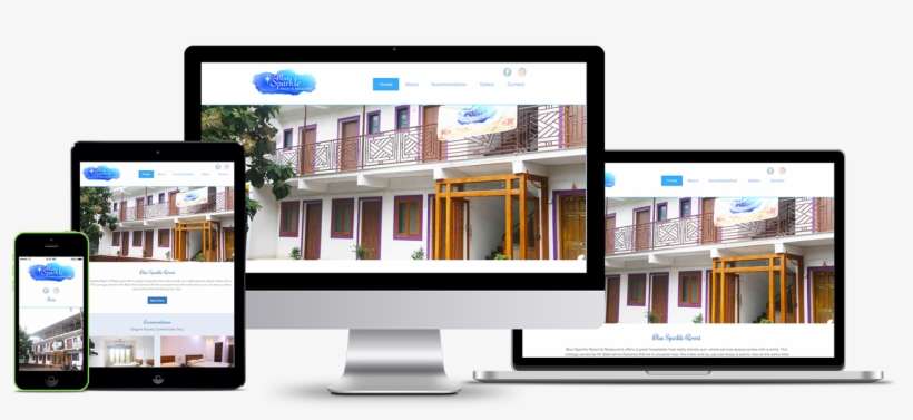 Blue Sparkle Website Development - Web Design PNG Image | Transparent ...