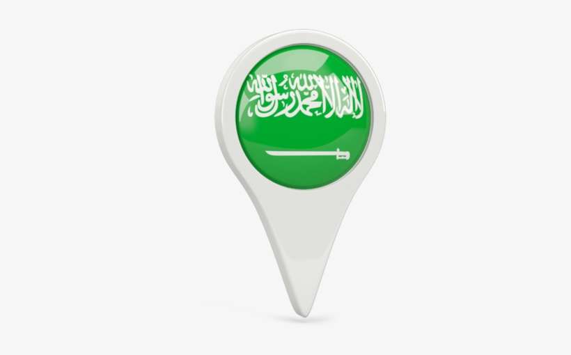 Illustration Of Flag Of Saudi Arabia - Saudi Arabia Flag Pin PNG Image ...