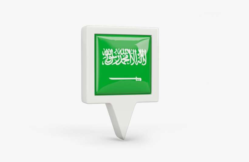 Illustration Of Flag Of Saudi Arabia - Pin Icon Saudi Arabia PNG Image ...