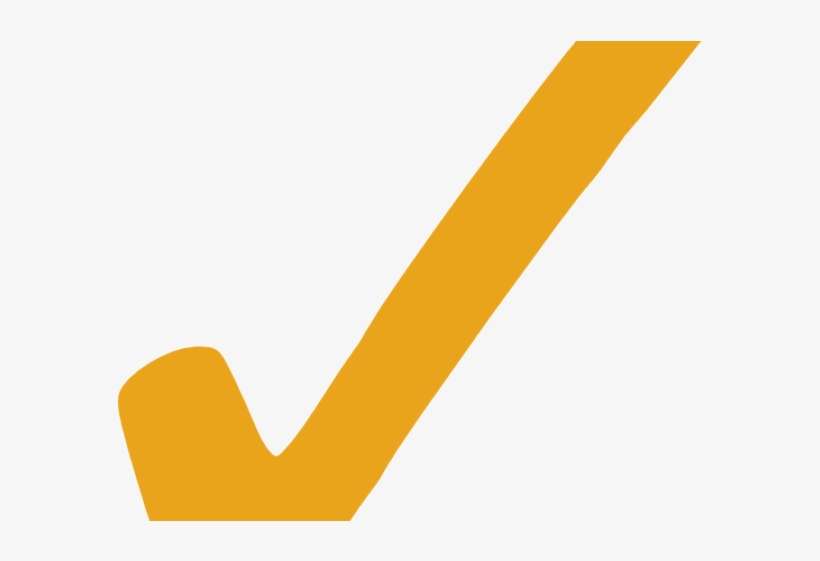 Yellow Check Mark - Icon PNG Image | Transparent PNG Free Download on ...