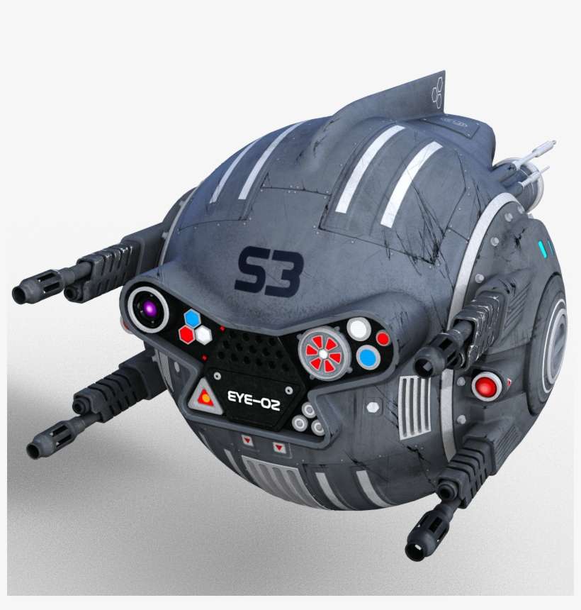 Drone1 - Sci Fi Attack Drone PNG Image | Transparent PNG Free Download ...