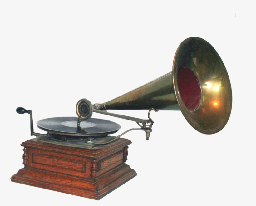 Most Phonographs Were Hand-crank Phonographs - Phonograph PNG Image ...