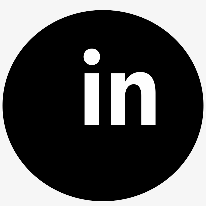 Download Free Linkedin Button Png Black - Classroom Icon In Circle ...