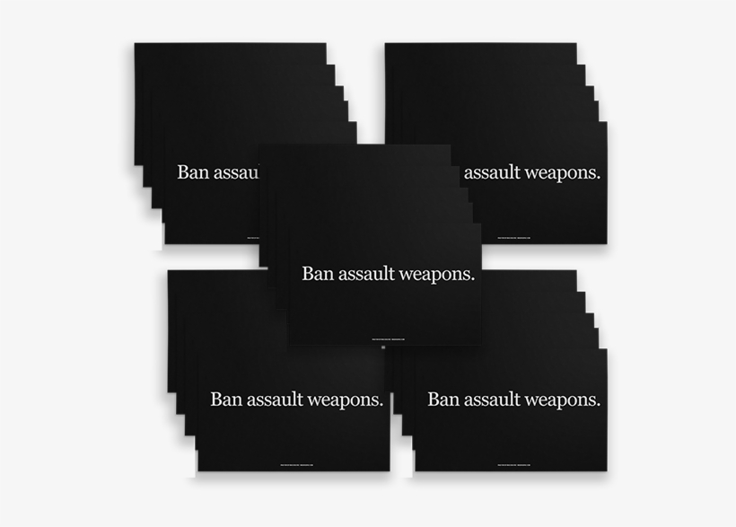Download Ban Assault Weapons Sign Pack - Graphic Design | Transparent ...