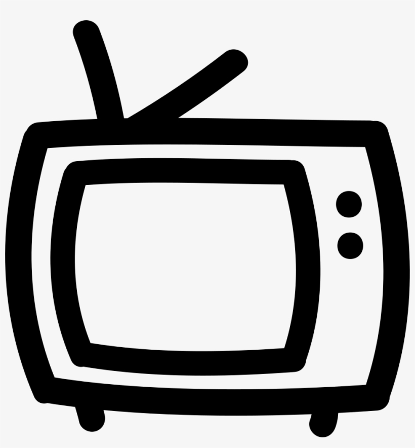 Tv Hand Drawn Outline Comments - Hand Drawn Tv Png PNG Image ...