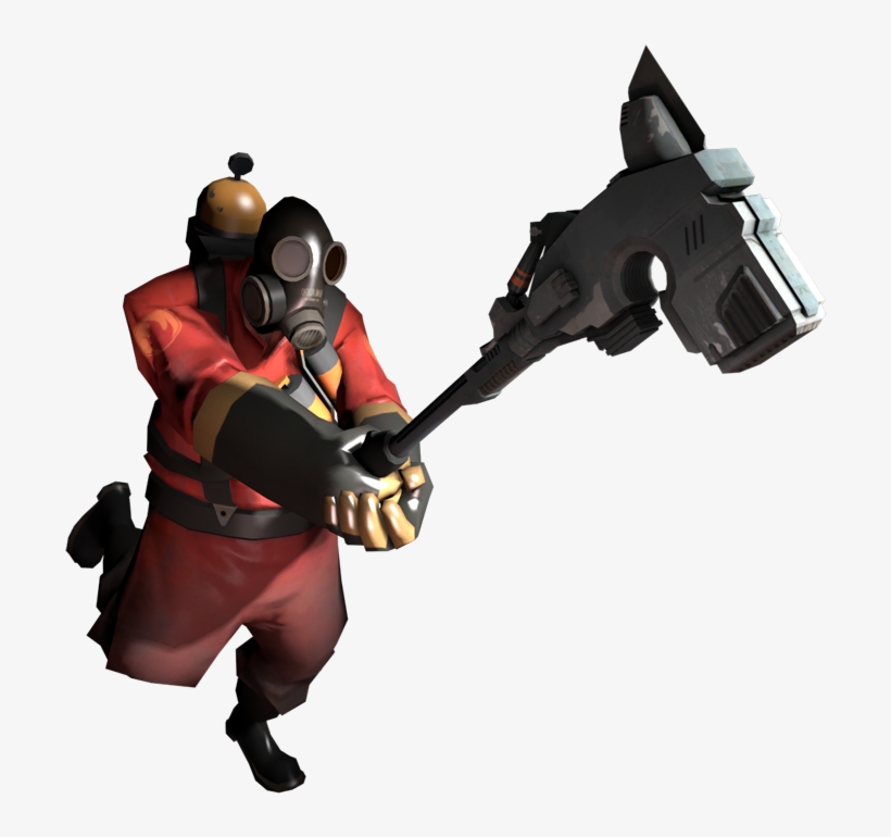 Tf2 Rfa Pyro Maul - Team Fortress 2 Pyro Png PNG Image | Transparent ...