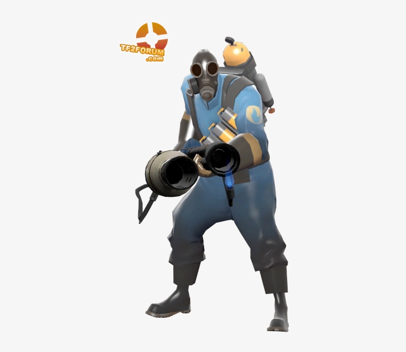 Pyro | Blu | Team Fortress 2 | 1.8+ Minecraft Skin