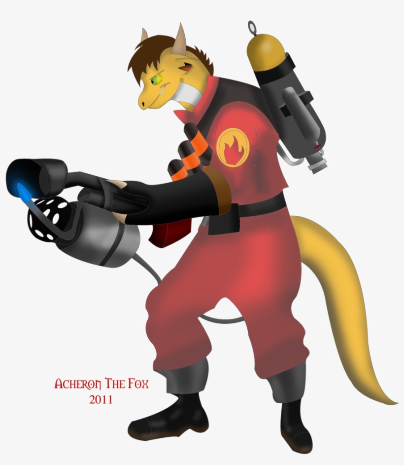 Team Furtress - Red Pyro - Pyro Is A Furry PNG Image | Transparent PNG ...