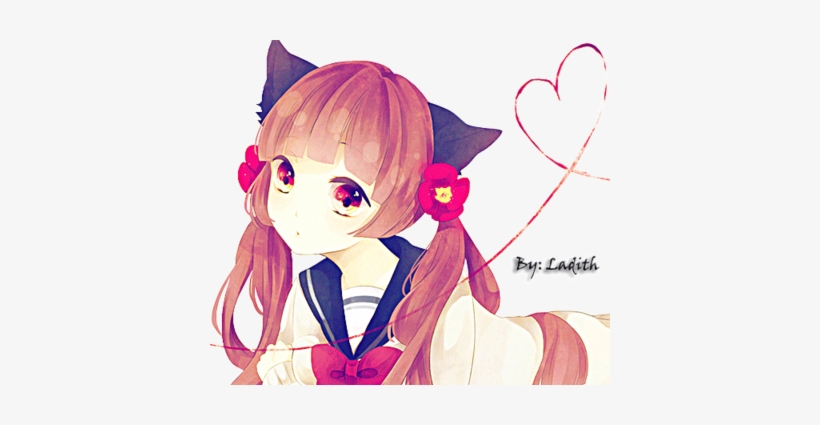 Anime Render Animal - Cat Ear Girls Anime PNG Image | Transparent PNG ...