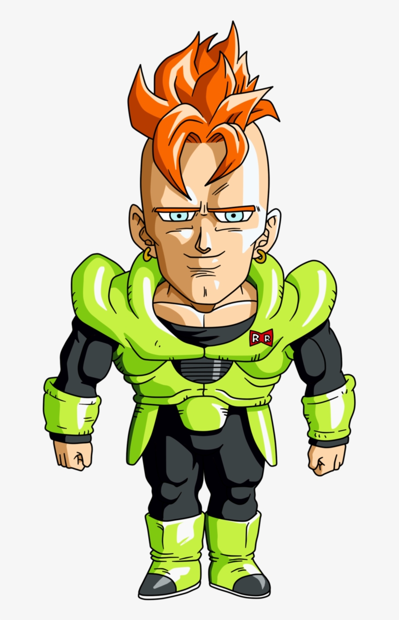 Chibi Android 16 By Maffo1989 - Chibi 16 PNG Image | Transparent PNG ...