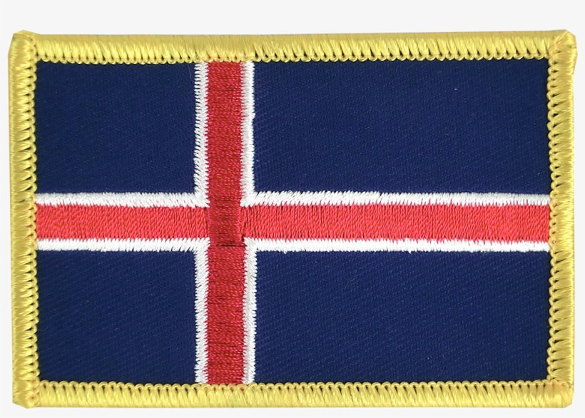 Download Iceland - Flag Patch - Emblem | Transparent PNG Download | SeekPNG