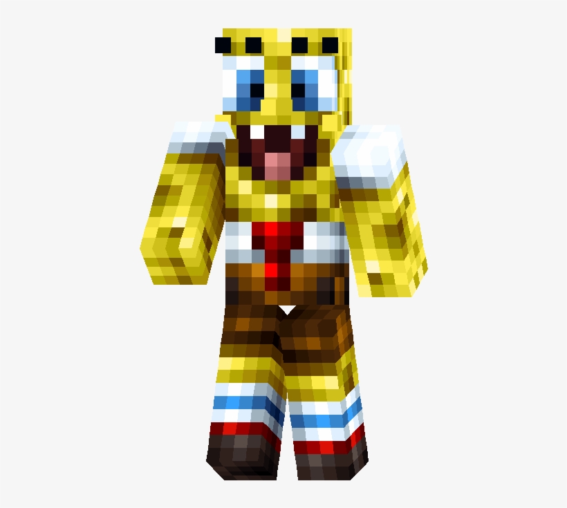 Download Guilherme Jesus - Bob Esponja Skin Minecraft | Transparent PNG ...