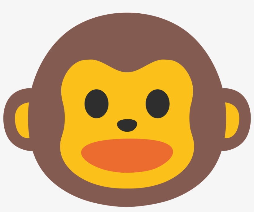 Open - Android Monkey Emoji PNG Image | Transparent PNG Free Download ...