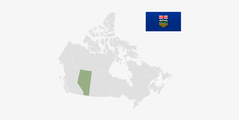 Download Map Of Canada - Alberta Flag | Transparent PNG Download | SeekPNG